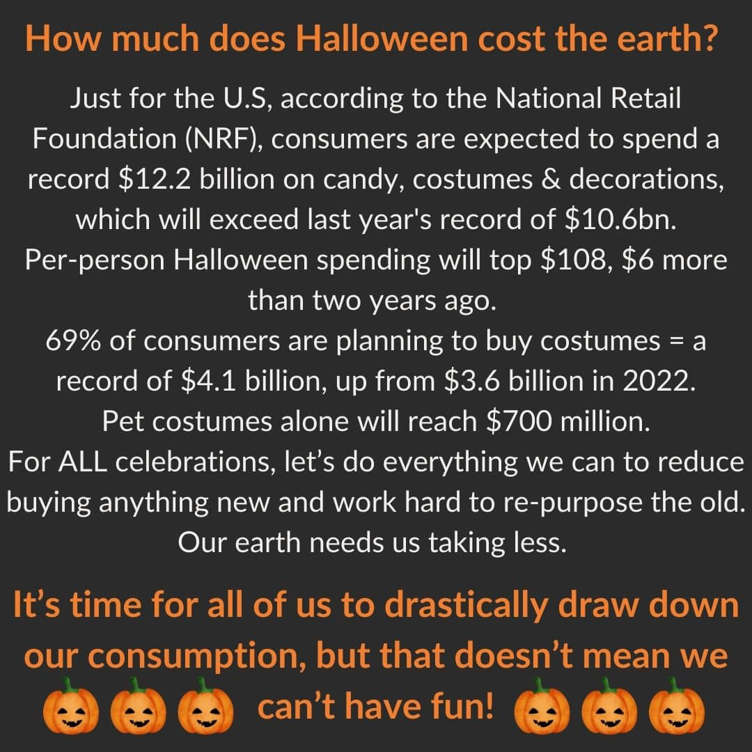 How much does Halloween cost the earth? - Uncommon Courage - An Invitation
